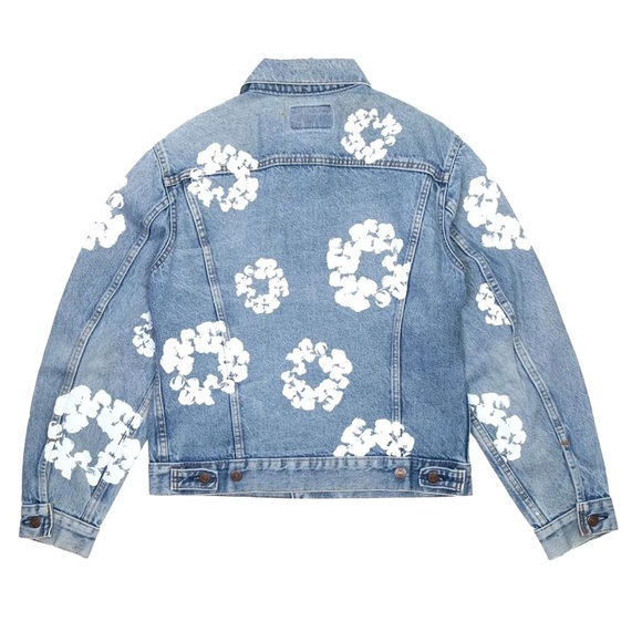 Levi's | Jackets & Coats | Levis X Denim Tears Trucker Jacket Blue ...